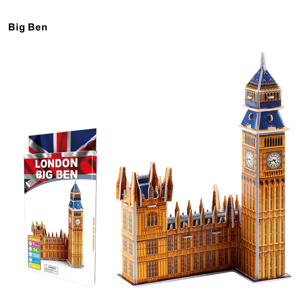 London Big Ben 3D Puzzle Small – Puzzleit