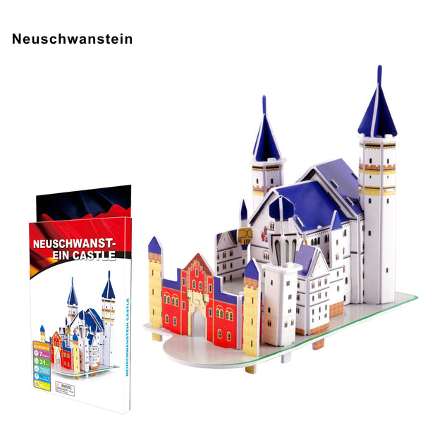 Neuschwanstein Castle 3D Puzzle Small – Puzzleit