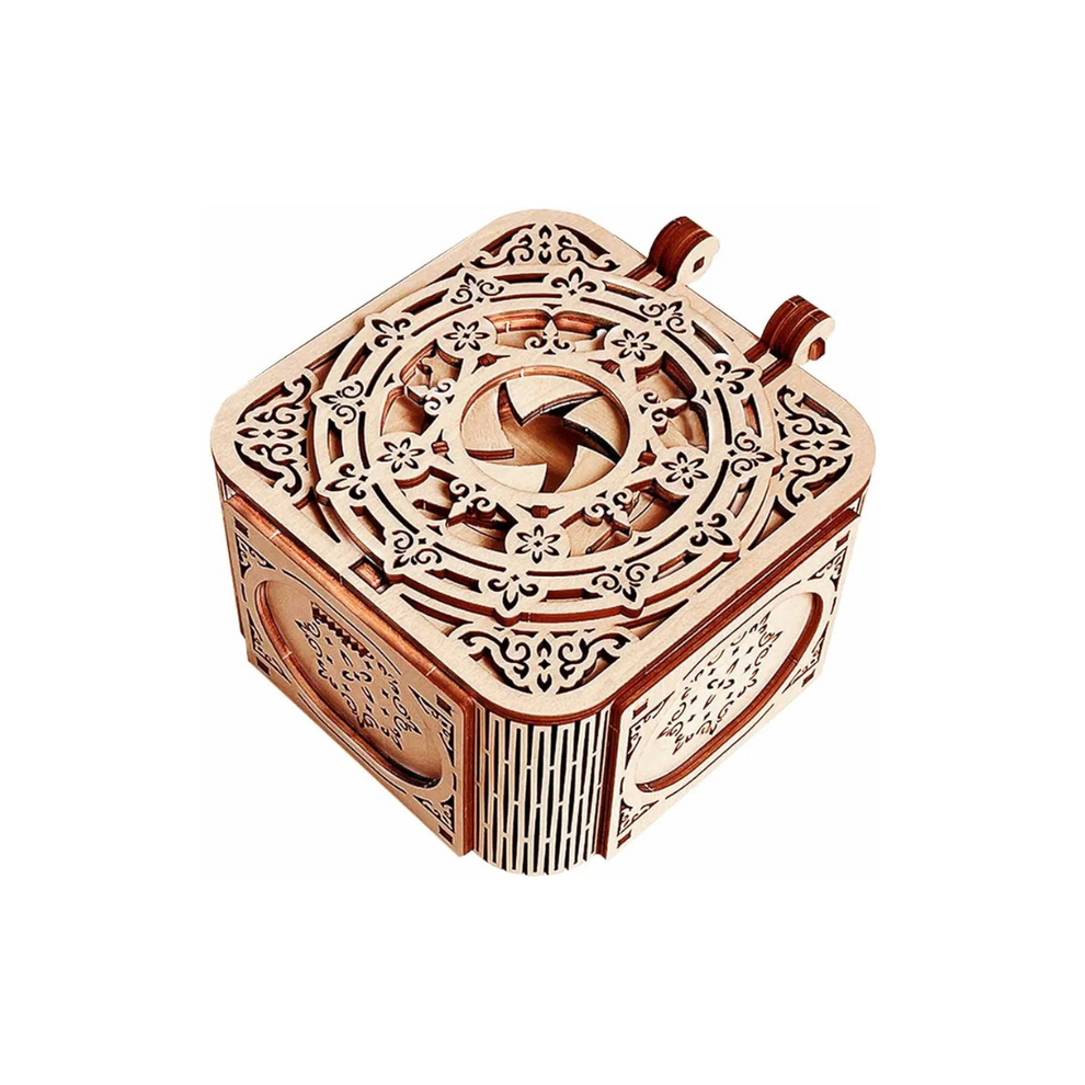 Jewelry Box 3D Mechanical Wooden Puzzle – Puzzleit