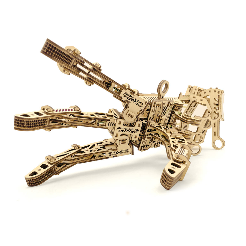 Mechanic Robot Hand 3D Mechanical Wooden Puzzle – Puzzleit