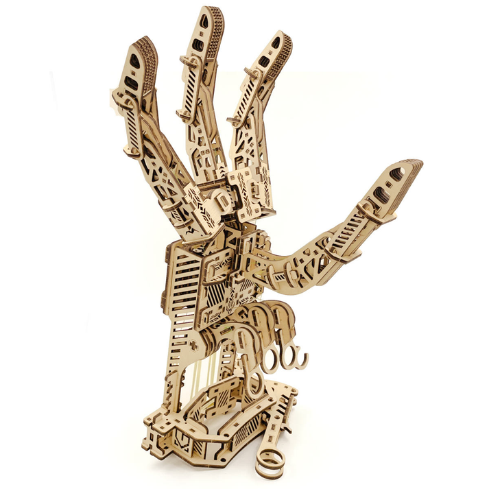 Mechanic Robot Hand 3D Mechanical Wooden Puzzle – Puzzleit