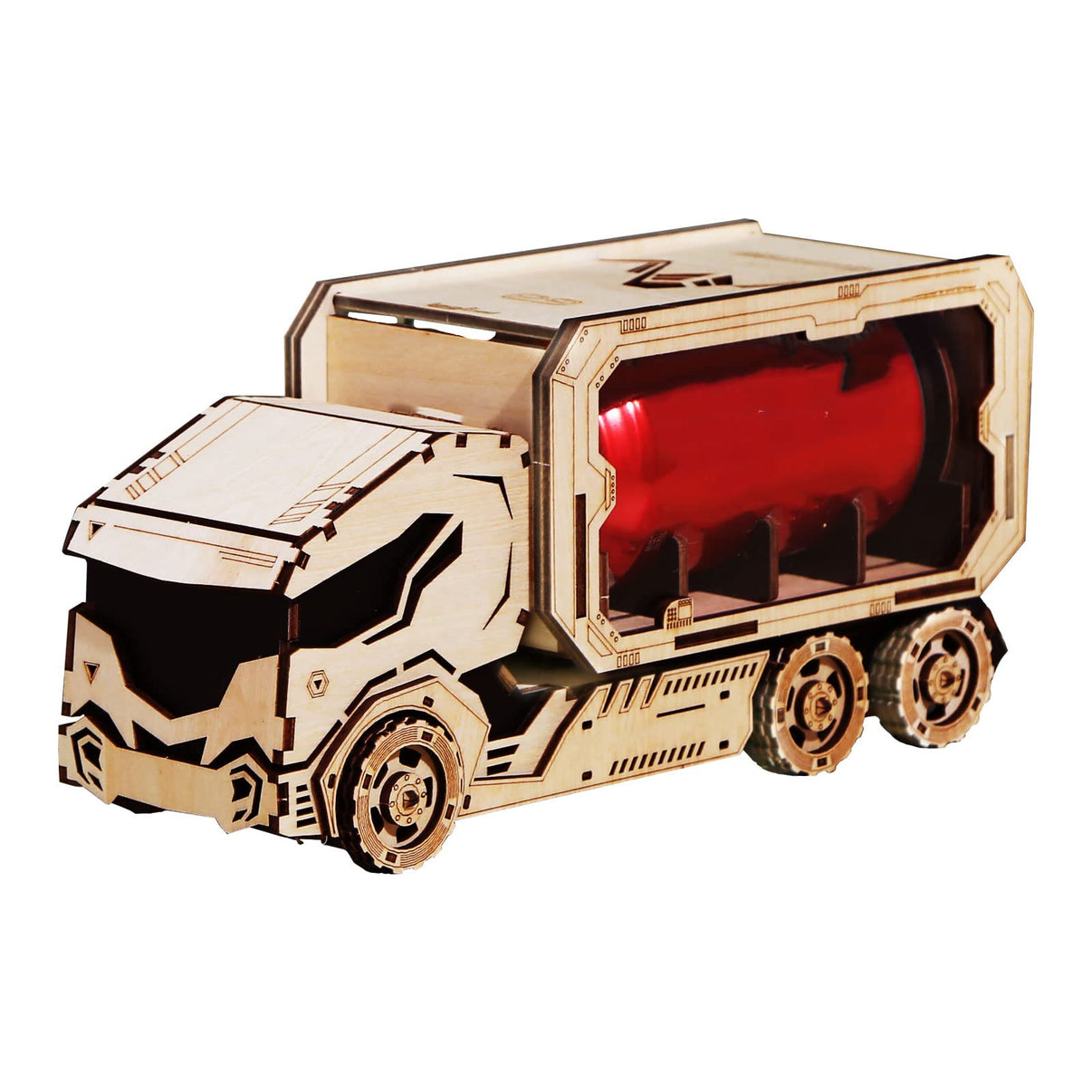Tanker 3D Mechanical Wooden Puzzle – Puzzleit